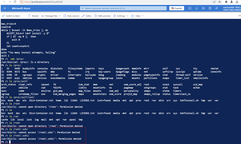 Mapping Hidden Containers in Azure Cloud Shell: A Case Study in ...